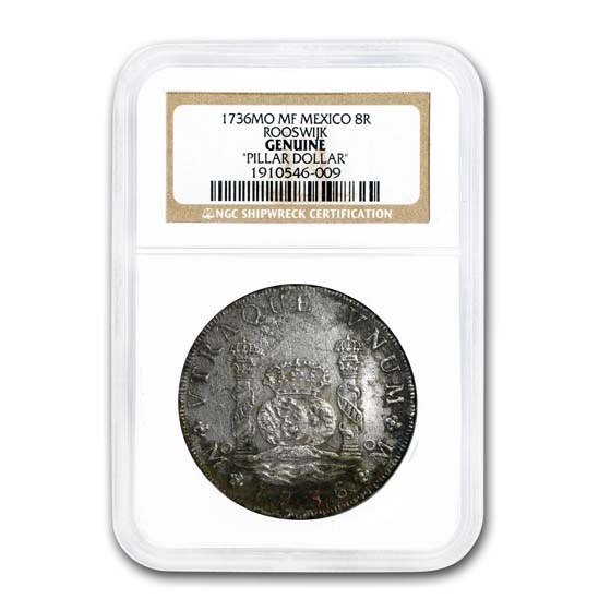 Buy 1736 Mo-MF Mexico Silver 8 Reales NGC Rooswijk Shipwreck | APMEX