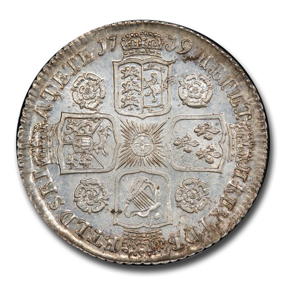 Buy 1739 Great Britain Silver Shilling George II MS-62 PCGS | APMEX