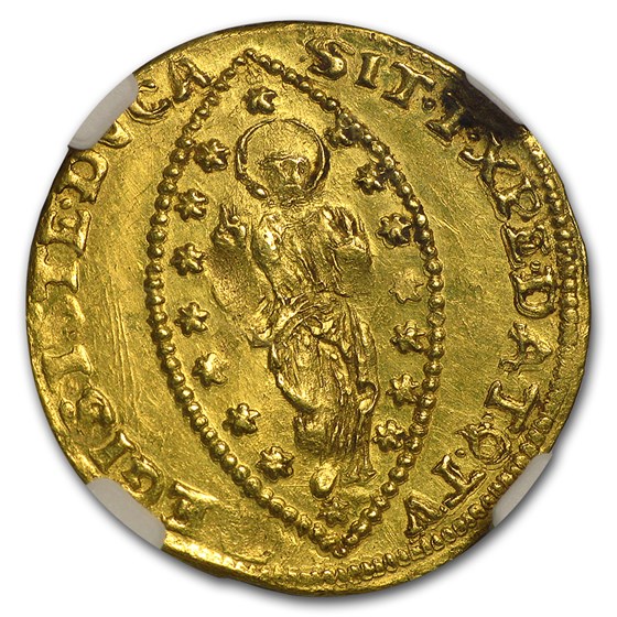Buy 1741-1752 Venice Gold Zecchino Ducat Pietro Grimani MS-61 NGC | APMEX
