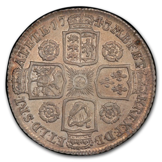 Buy 1743 Great Britain Silver Shilling George II AU-55 PCGS | APMEX