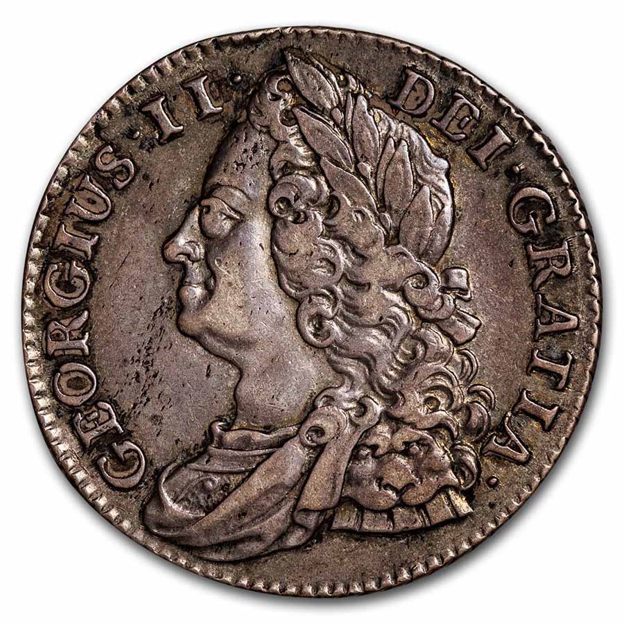 Buy 1743 Great Britain Silver Shilling George II AU | APMEX