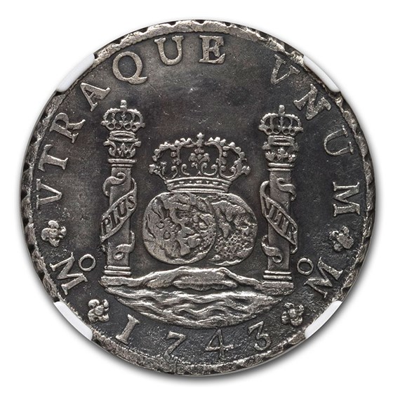 Buy 1743 Mexico AR 8 Reales Phillip V AU NGC (Reijgersdaal Shipwreck ...