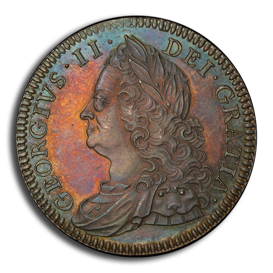 Buy 1746 Great Britain AR Halfcrown George II PR-63 PCGS | APMEX