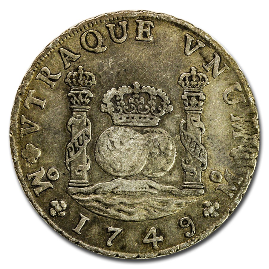 Buy 1749 Mo MF Mexico 8 Reales Ferdinand VI VF | APMEX