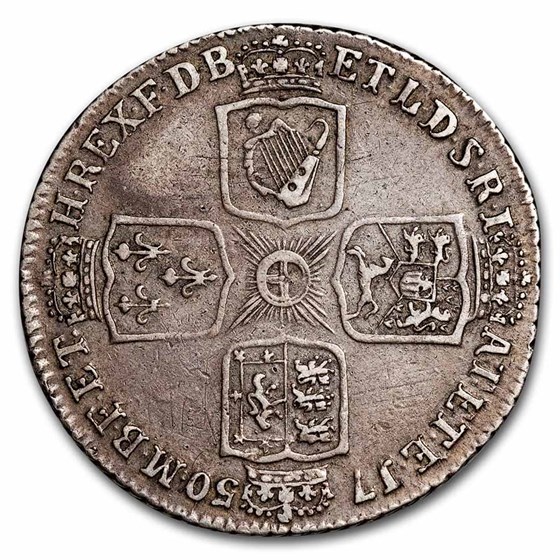 Buy 1750 Great Britain Silver Shilling George II XF | APMEX