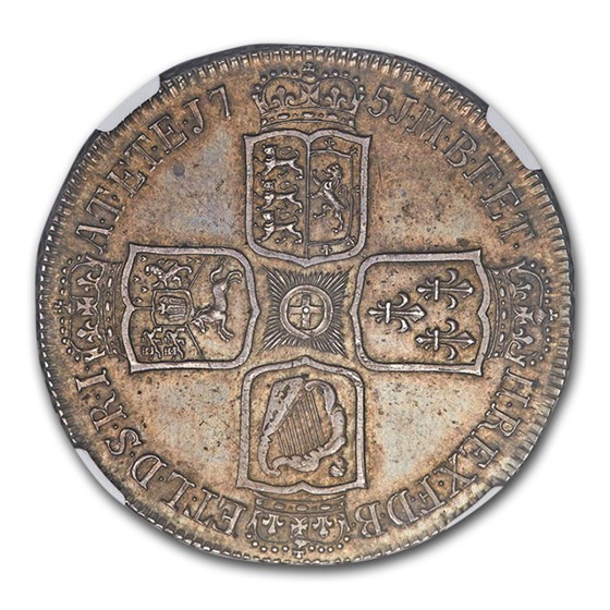 Buy 1751 Great Britain Silver Crown George II MS-61 NGC | APMEX