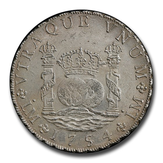 Buy 1754-Lm Peru Silver 8 Reales MS-61 PCGS | APMEX