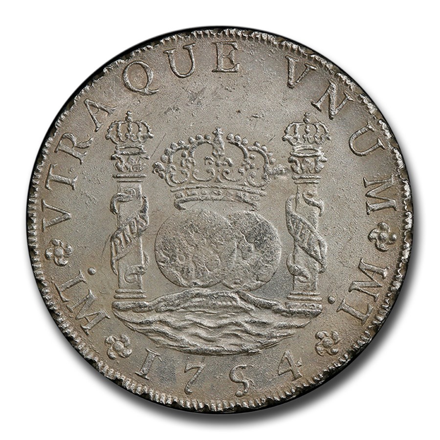 Buy 1754-Lm Peru Silver 8 Reales MS-61 PCGS | APMEX