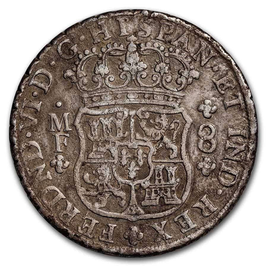 Buy 1754 Mo MF Mexico 8 Reales Ferdinand VI XF | APMEX
