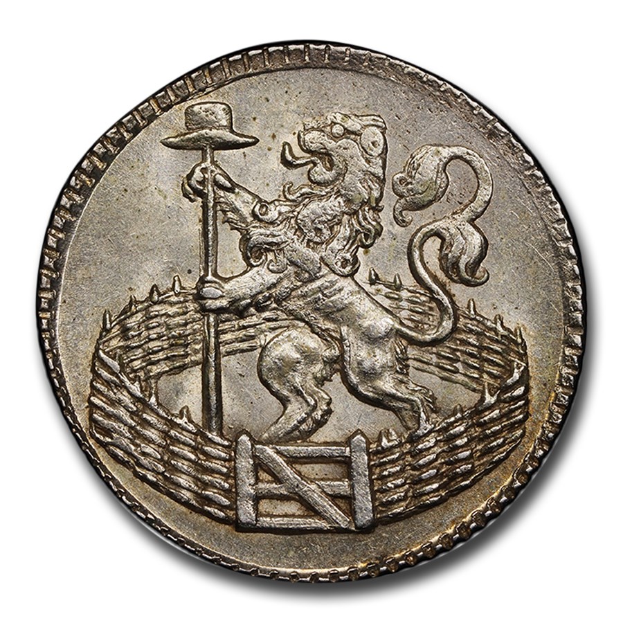 Buy 1757 Netherlands Holland Silver Duit MS-63 PCGS | APMEX