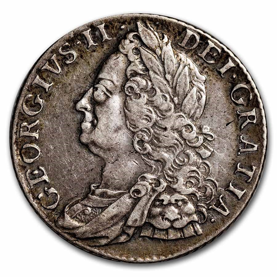Buy 1758 Great Britain Silver Shilling George II XF | APMEX