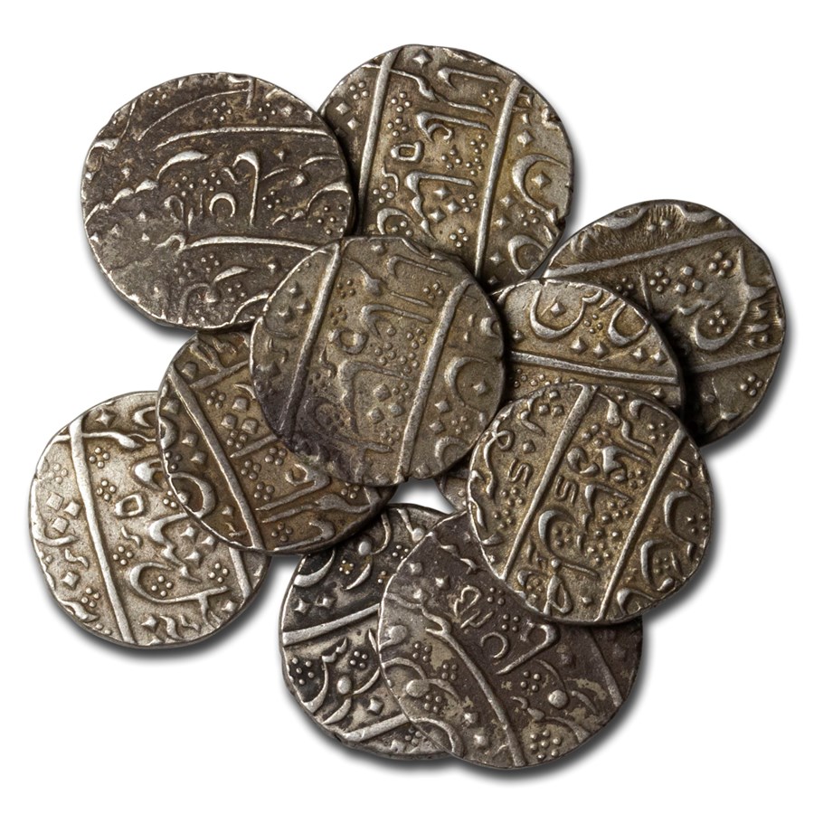 Buy 1764-1807 French India Silver Rupee Shah Alam II XF | APMEX