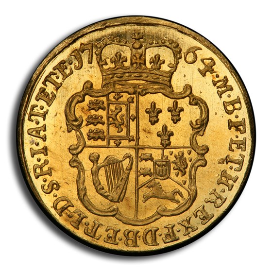Buy 1764 Great Britain Gold Quarter-Guinea George III PR-65 PCGS | APMEX