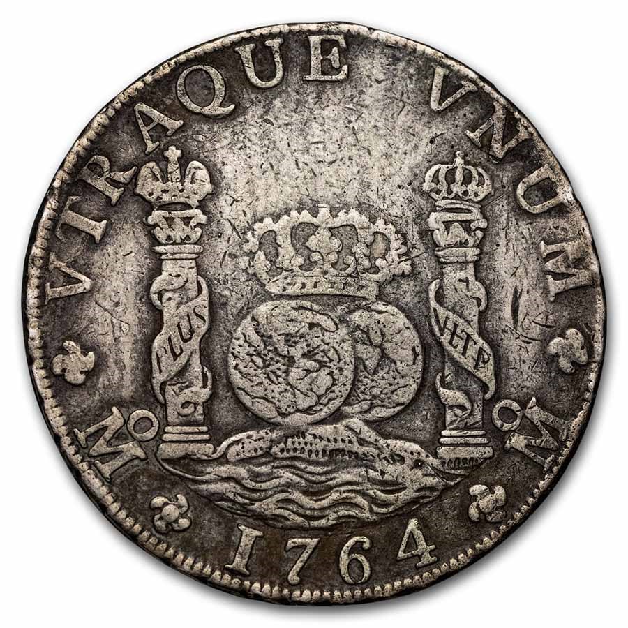 Buy 1764 Mo MF Mexico 8 Reales Ferdinand VI VF | APMEX