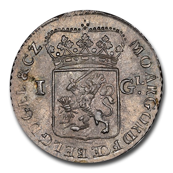 Buy 1764 Netherlands Silver Gulden MS-65 NGC | APMEX