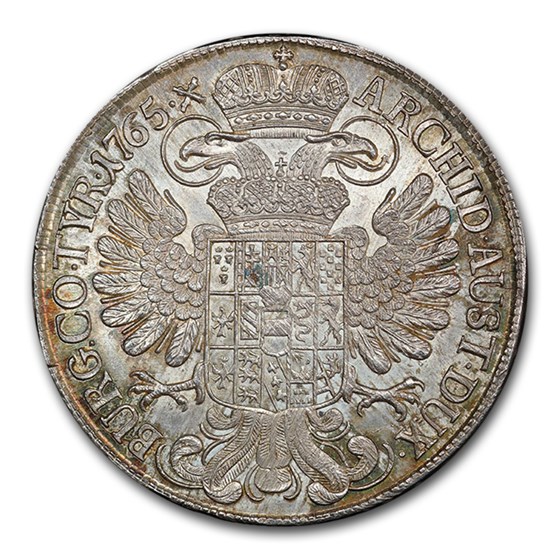 Buy 1765 Austria Silver Thaler Maria Theresa MS-63 PCGS (Original) | APMEX