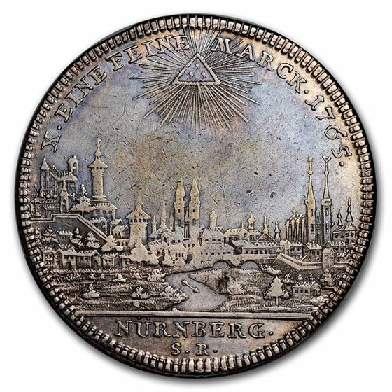 Buy 1765 German States Nurnberg Silver City View Taler AU | APMEX