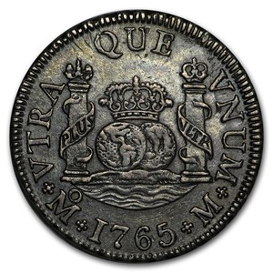 Buy 1765-Mo Mexico Silver 2 Reales Charles III XF | APMEX