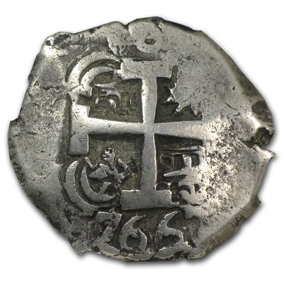 Buy 1766 Bolivia Silver Cob 8 Reales VF-25 NGC | APMEX