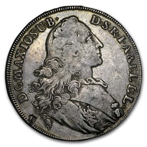 Buy 1768 Bavaria Silver Thaler Maximilian I Joseph VF | APMEX