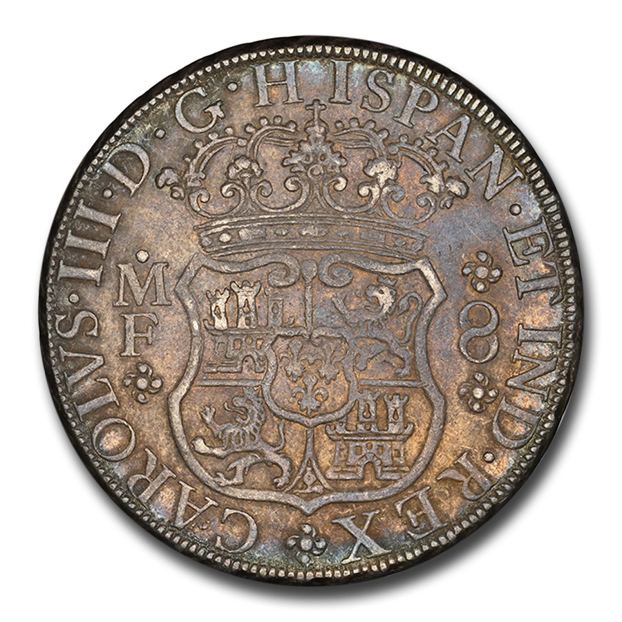 Buy 1769-Mo Mexico Silver 8 Reales AU-58 NGC | APMEX