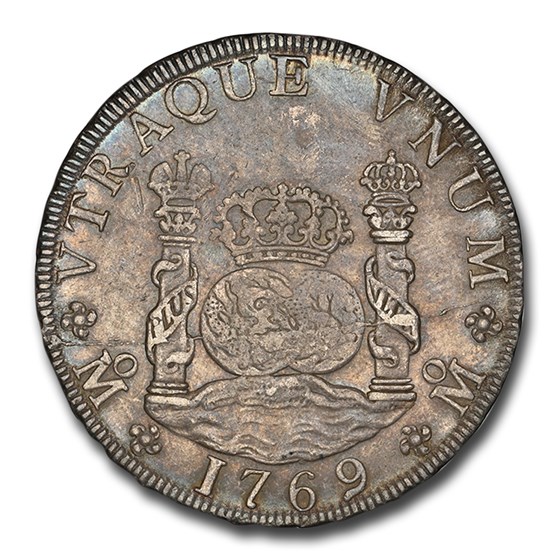 Buy 1769-Mo Mexico Silver 8 Reales AU-58 NGC | APMEX