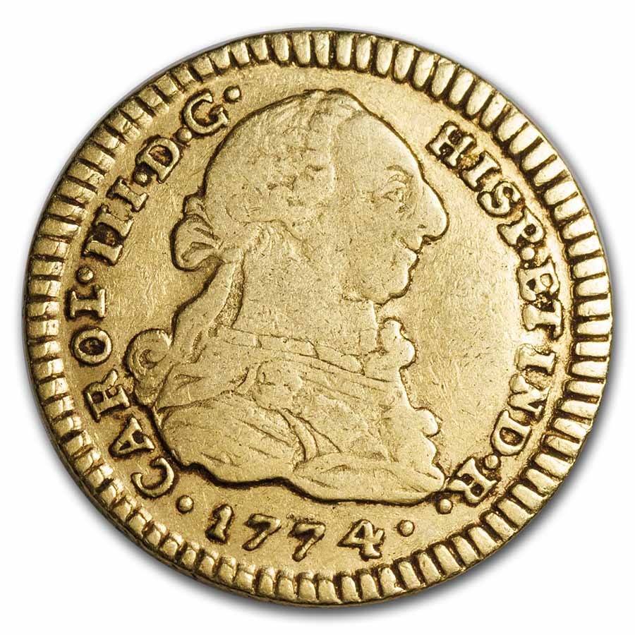 Buy 1772-1789 Colombia Gold Escudo Charles III Avg Circ | APMEX