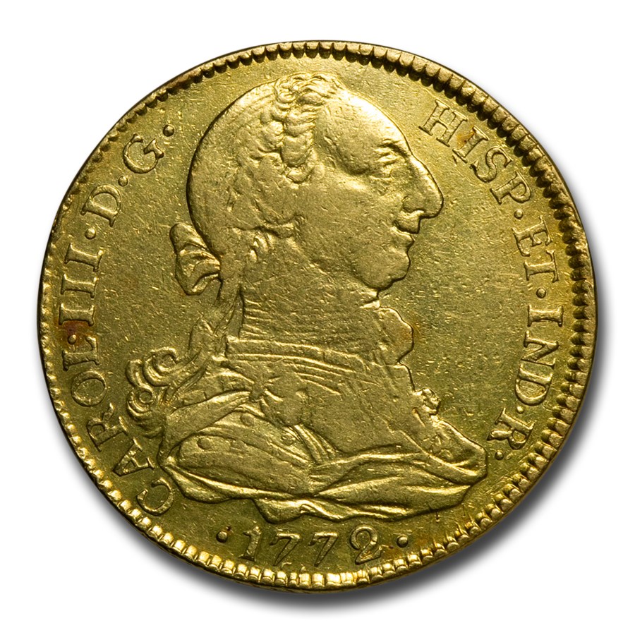 Buy 1772-S CF Spain Gold 4 Escudos Charles III XF | APMEX