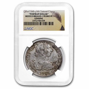 Buy (1773-1784) Mexico-Mo Silver 8 Reales Charles III Genuine NGC | APMEX