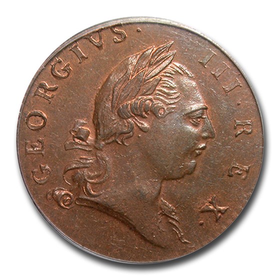 Buy 1773 Virginia Half Penny MS-64 PCGS CAC (Brown, Period) | APMEX