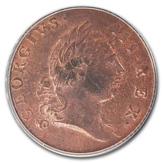 Buy 1773 Virginia Half Penny MS-64 PCGS (Red/Brown, Period) | APMEX