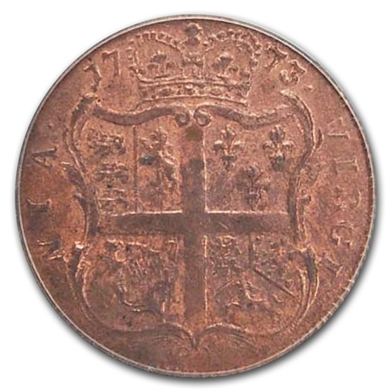 Buy 1773 Virginia Half Penny MS-64 PCGS (Red/Brown, Period) | APMEX