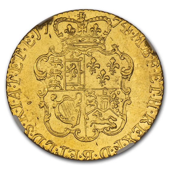 Buy 1774 Great Britain Gold Guinea George III MS-63 NGC | APMEX