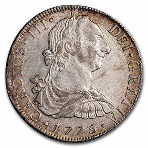 Buy 1775-Mo FM Mexico Silver 8 Reales Charles III AU | APMEX