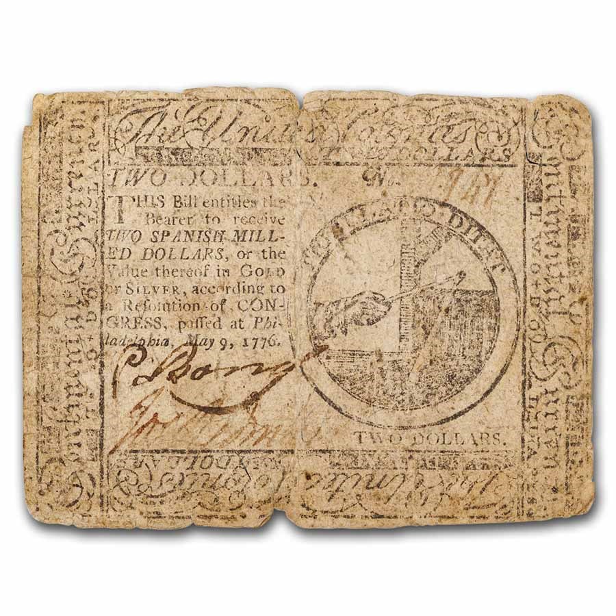 Buy 1776 $2 Continental Currency 5/9/76 G/VG (Fr#CC-32) | APMEX