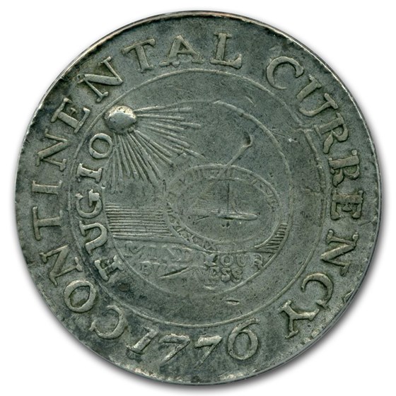 Buy 1776 Continental Currency Dollar VF-35 PCGS (Pewter) | APMEX