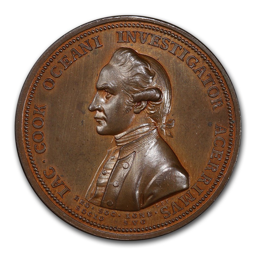 Buy 1776 Great Britain Medal James Cook MS-64 PCGS (Brown) | APMEX