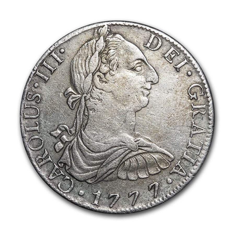 Buy 1777-Mo FM Mexico Silver 8 Reales Charles III XF | APMEX