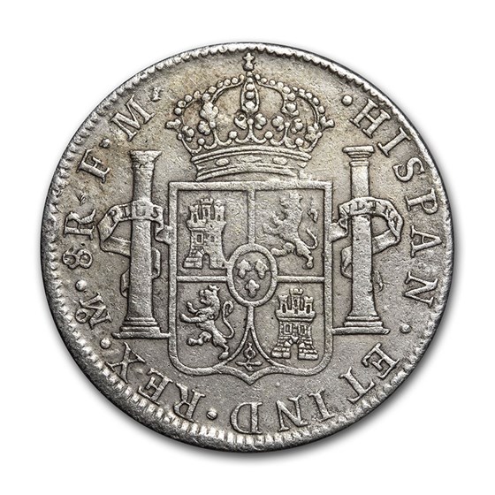 Buy 1777-Mo FM Mexico Silver 8 Reales Charles III XF | APMEX
