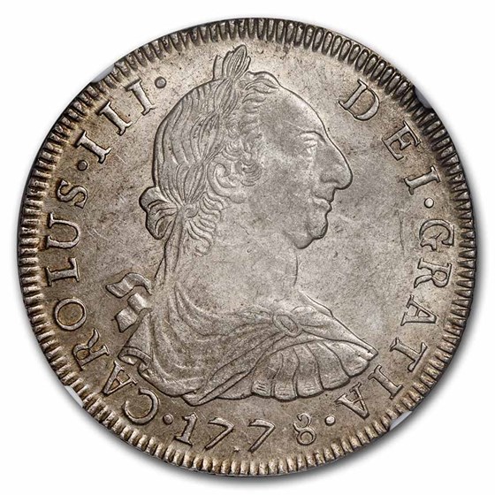 Buy 1778-PTS PR Bolivia Silver 8 Reales MS-60 NGC | APMEX
