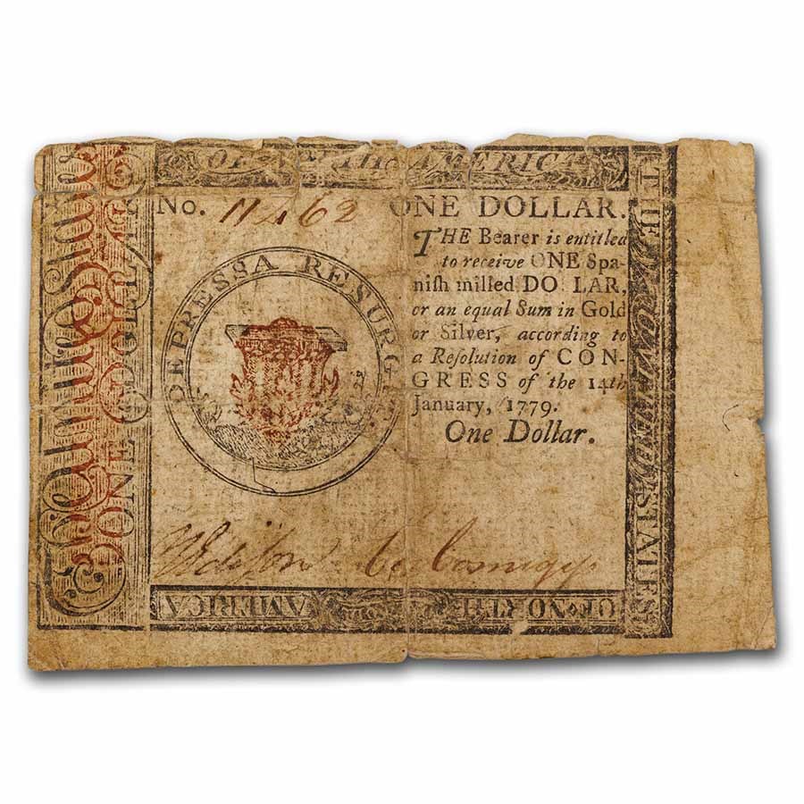 Buy 1779 $1 Continental Currency 1/14/79 Fine (Fr#CC-87) | APMEX