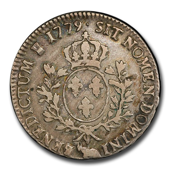 Buy 1779 France Silver ECU Louis XVI Fine-12 PCGS | APMEX