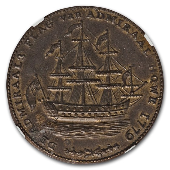 Buy 1779 Rhode Island Ship Token Colonial MS-65 NGC (Brass) | APMEX