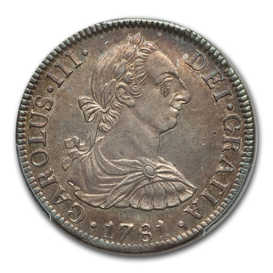 Buy 1781-Mo FF Mexico 2 Real Silver Charles III MS-63 PCGS | APMEX