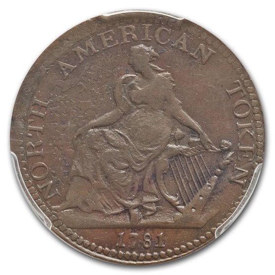 Buy 1781 North American Token AU-50 PCGS | APMEX