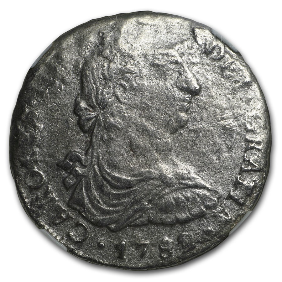 Buy 1782 Lima Peru Silver 8 Reales NGC (El Cazador Shipwreck) | APMEX
