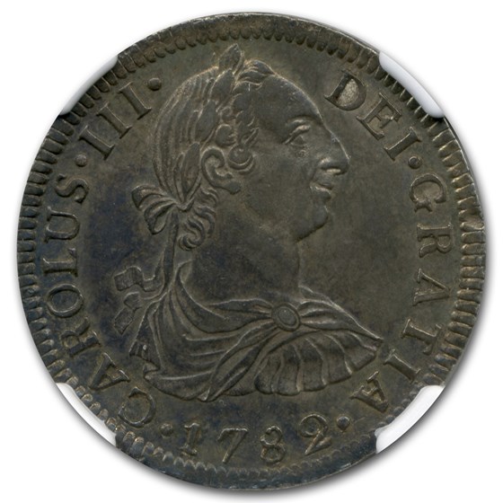 Buy 1782-Mo FF Mexico 2 Reales Silver MS-62+ NGC | APMEX