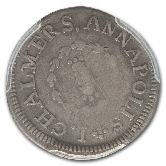 Buy 1783 Chalmers Shilling Short Worm Colonial Fine-12 PCGS | APMEX