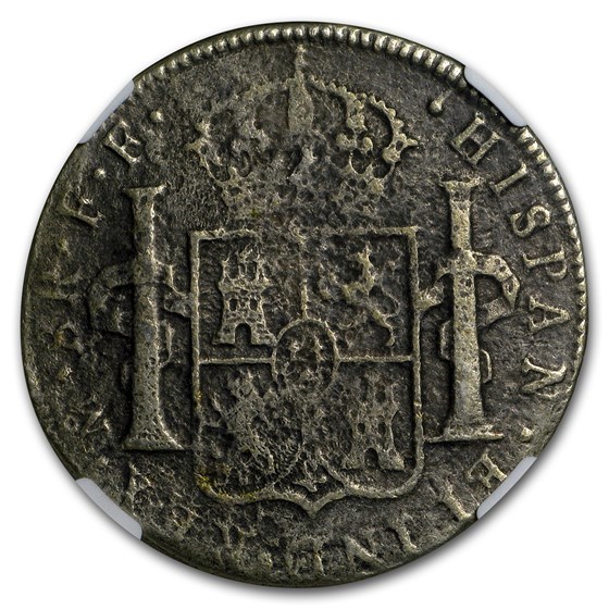 Buy 1783 FF Mexico Silver 8 Reales Shipwreck Coin NGC | APMEX