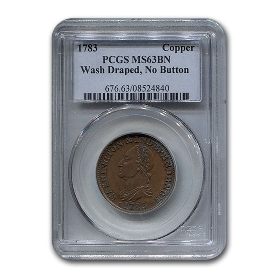 Buy 1783 Washington Copper MS-63 PCGS (Brown) | APMEX